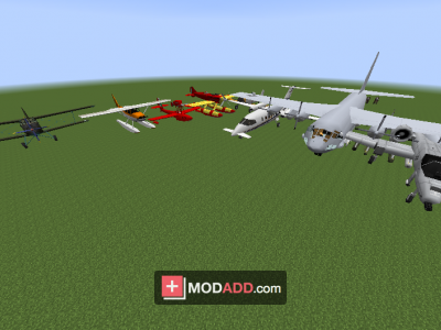 Мод MC Helicopter для Minecraft 1.12